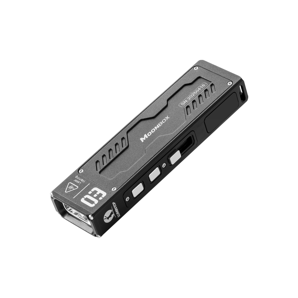 Lumintop MoonBox 3.0 Multi-Function 1200LM Rechargeable EDC Flashlight Laser Pointer UV Light ...