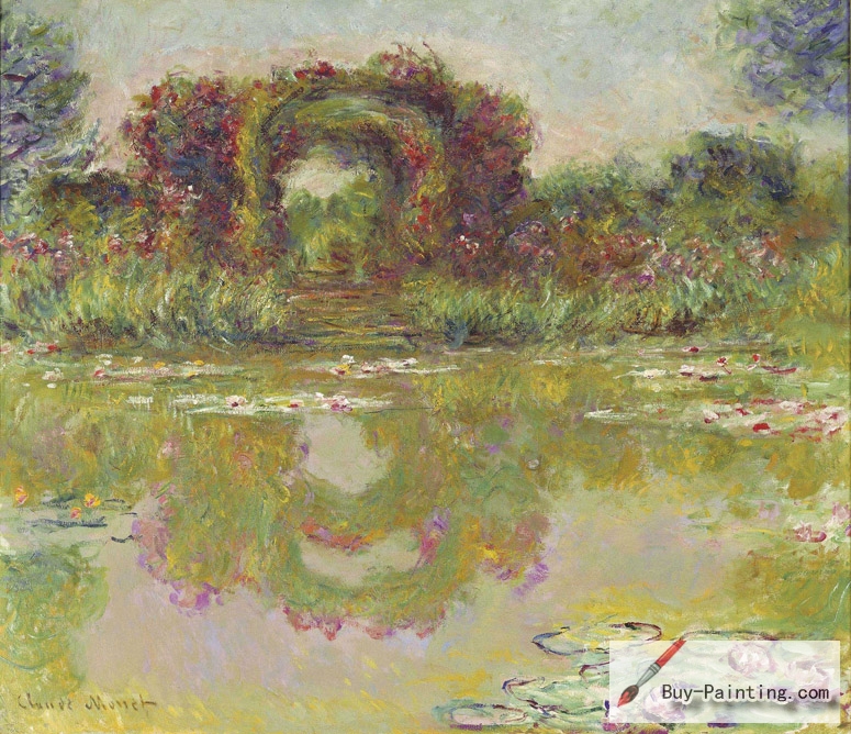 The rose arches, Giverny, 1913,,Claude Monet