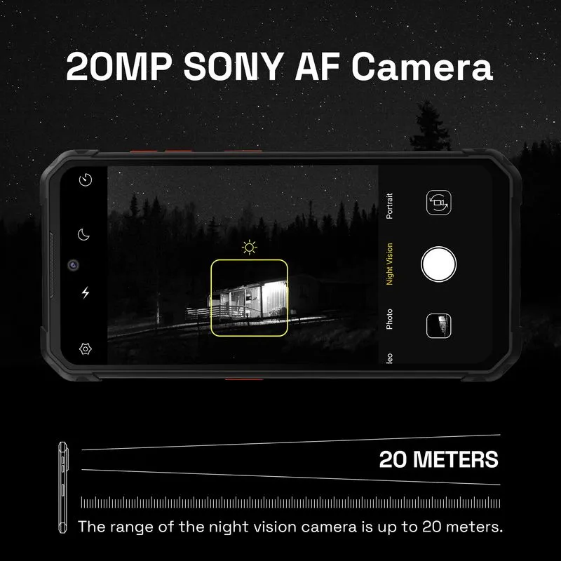 IIIF150 Air1 Pro 6.5"FHD+ Display Rugged Phone IP68/IPX9K 6+128GB 48MP ...