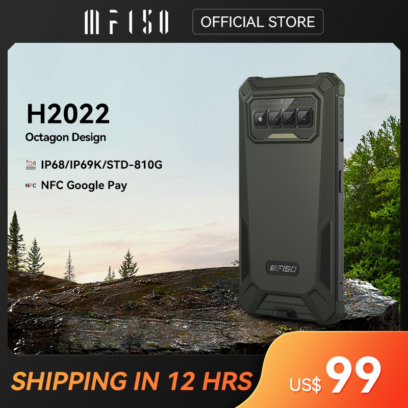 IIIF150 H2022 Outdoor Sports Mobile Phone With NFC Features IP68/69K 5. ...