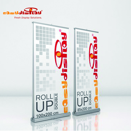 Roll Up Double Retractable Banner Stand ED-RU-8