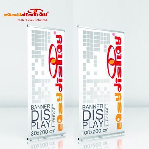 Easydisplay Portable Budget L Banner Stand for Promotion