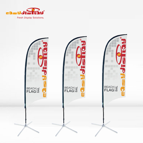 Easy Multi Beach Flag Sail Banner Single Side XS