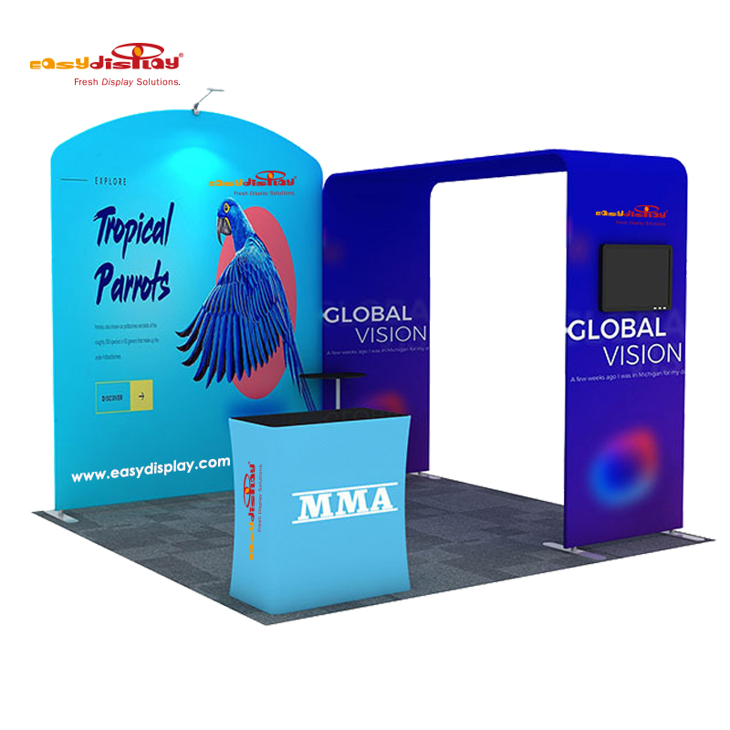 10FT Exhibition Booth Solutions 3x3-7
