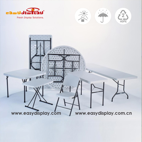 Easy Folding Table Round H110cm