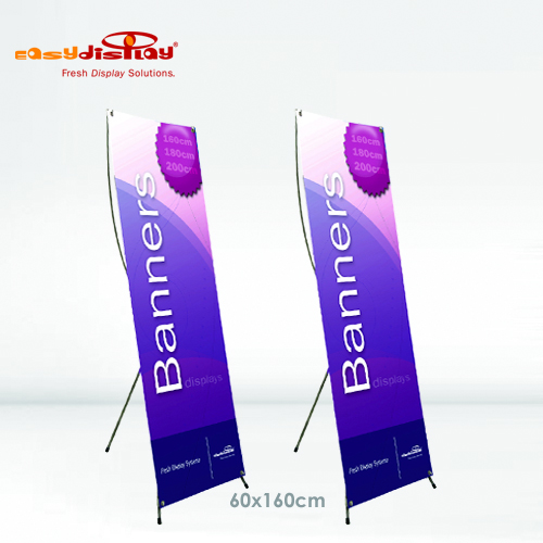 60x160cm Classic X Frame Banner Stand by Easydisplay