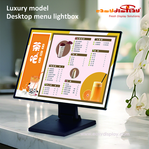 Slim Lightbox Desktop Foldable Sign Poster A3
