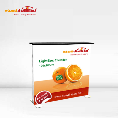 EZGO SEG Light Box Display Counter by Easydisplay China