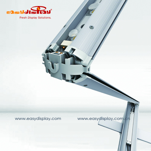 Folding SEG Fabric Pop Up Light Box Display 100x200cm