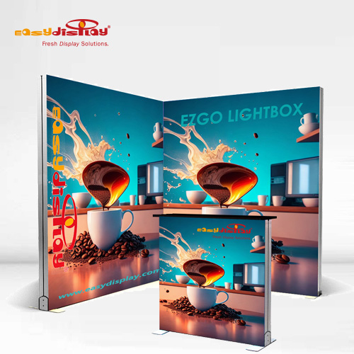 EZGO Modular Lightbox Trade Show Booth Exhibition Stand