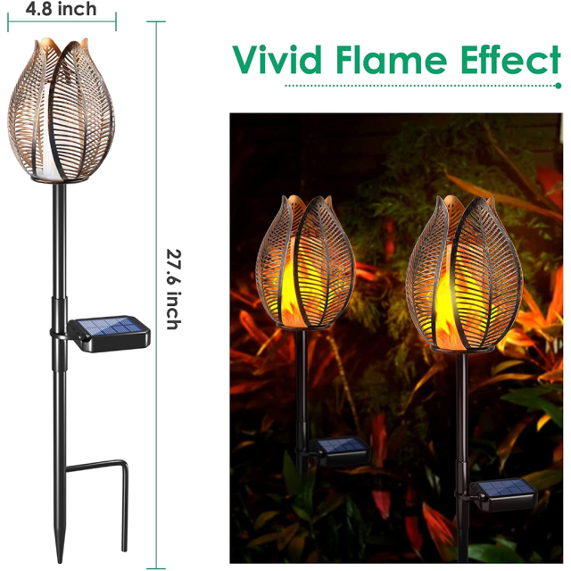 Solar Flame Stake Light,