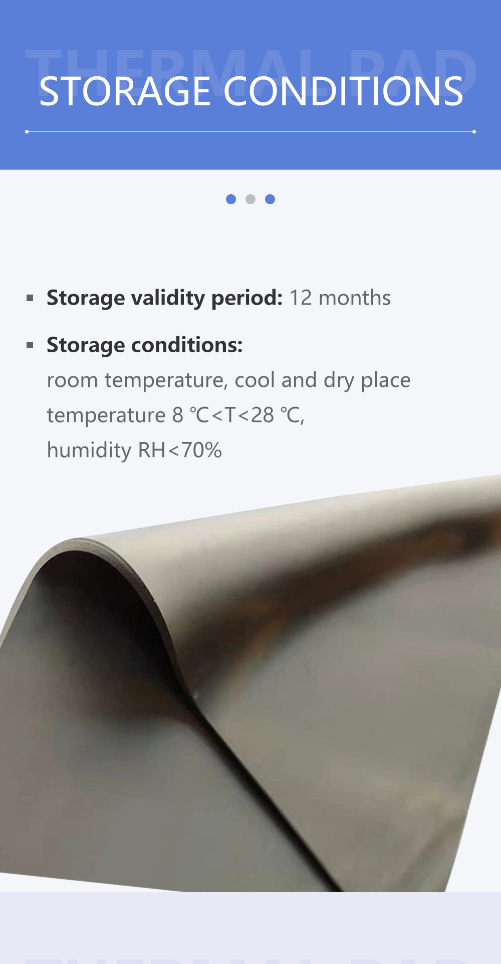 Thermally Conductive Pad 1-8w·m/k