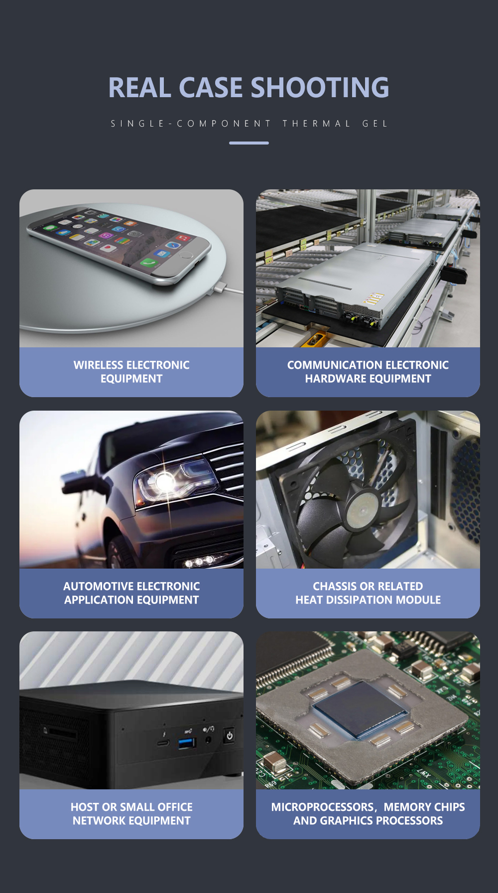 Single Component Thermal Conductive Gel / Thermal Putty