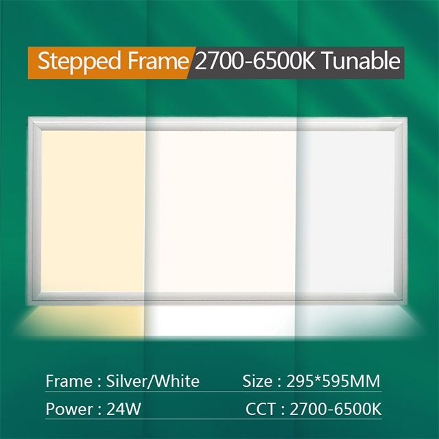2.4G 295*595mm 3060 CCT Tunable 2700-6500K LED Panel Light