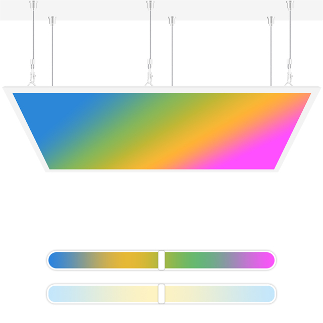 DC24V 60120 (595*1195MM) RGB+CCT LED Panel Light