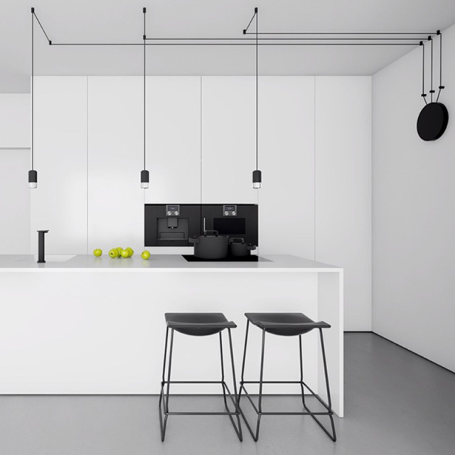 Modular White Kitchen Wall Cabinet