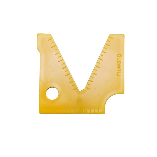 Hoof ruler, cow and horse measuring scale, card ruler