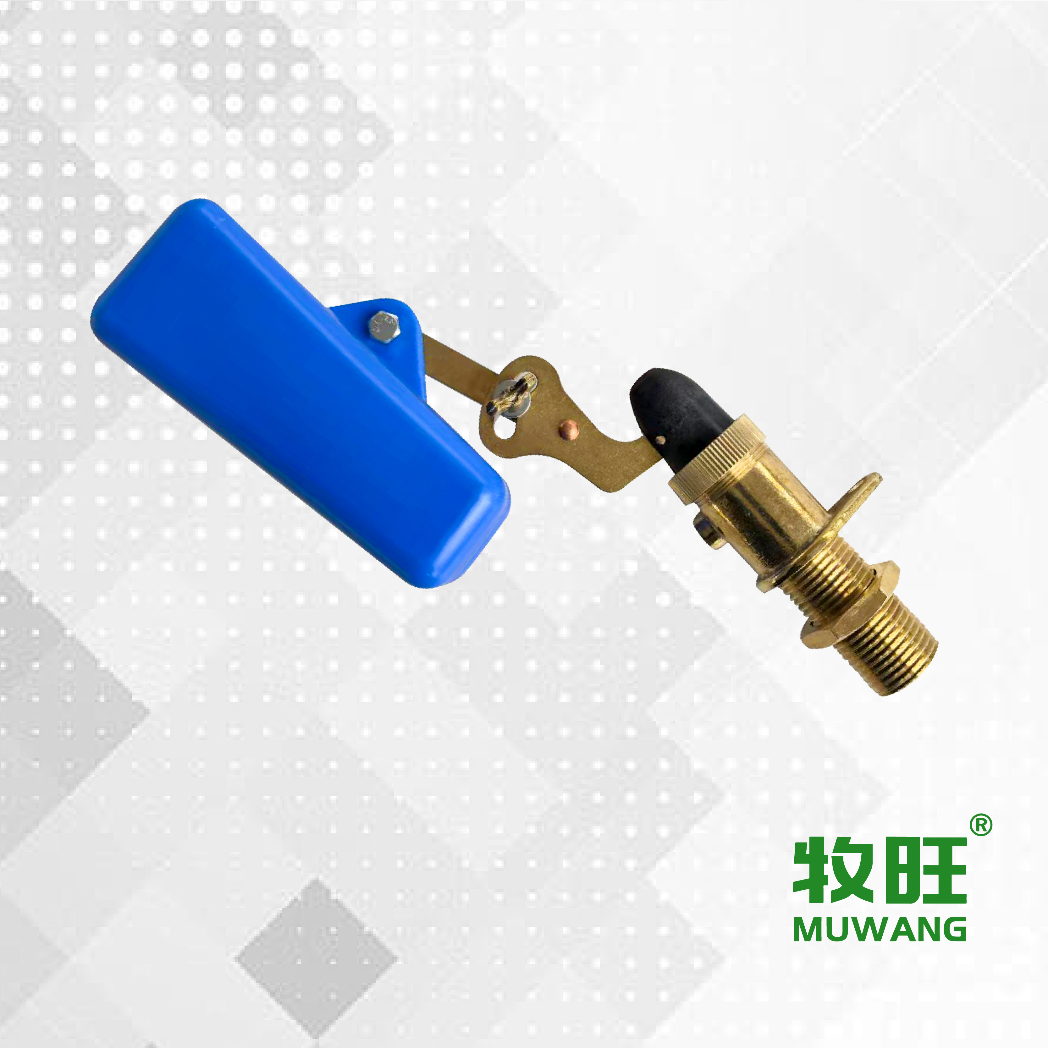 Brass valve controls water float, food grade PE float ball, has good ...