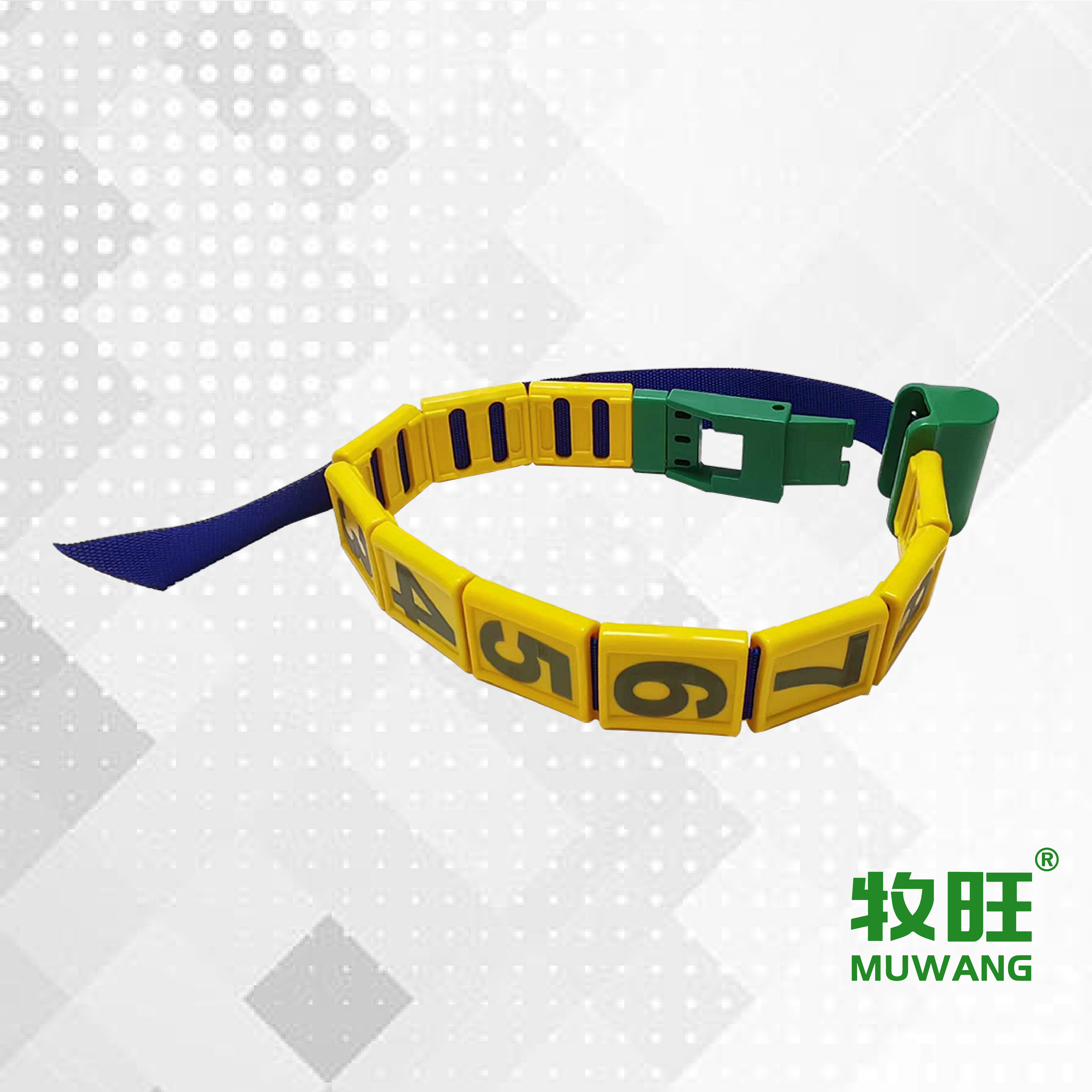 Cow neck strap with digital number plate, animal identification tool ...