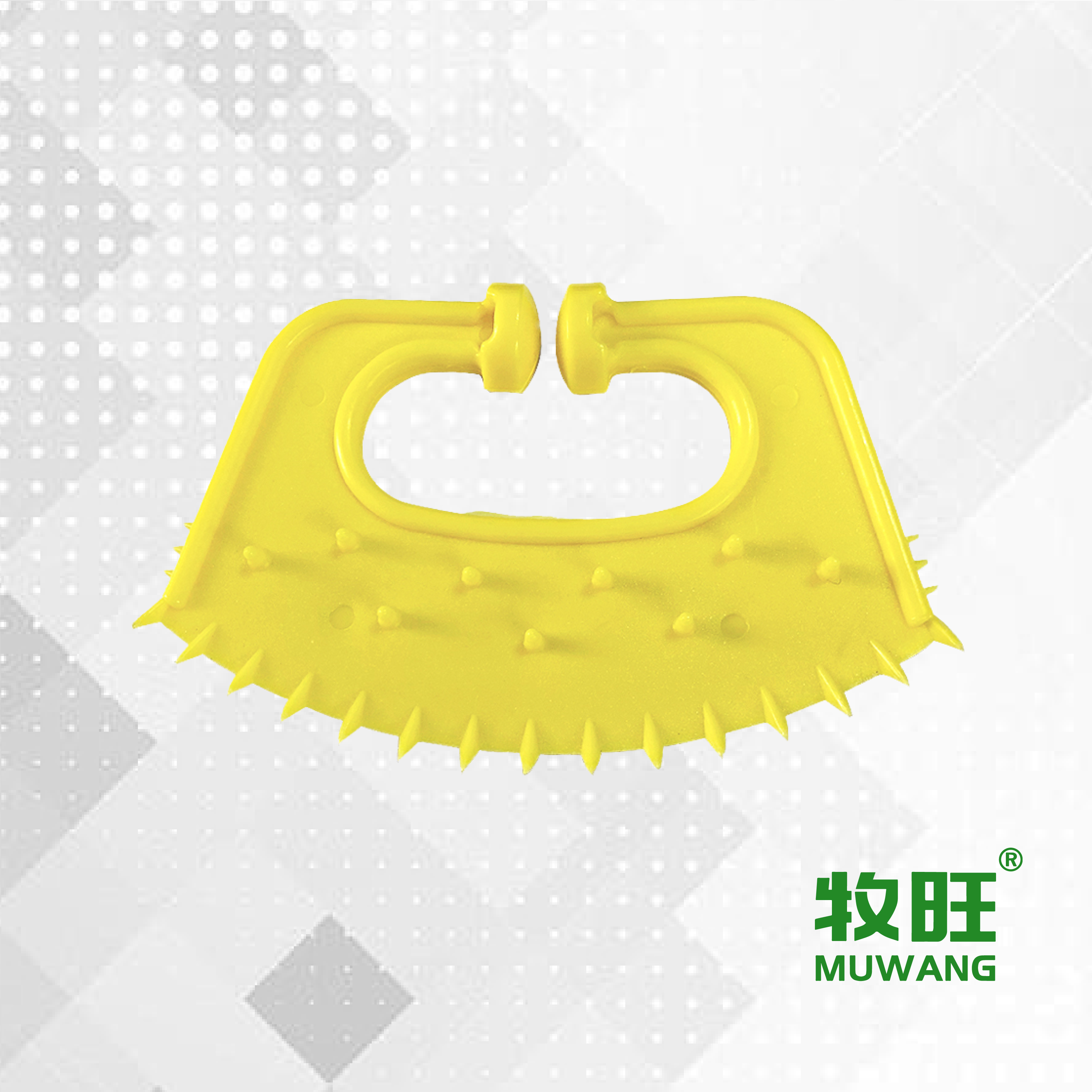Plastic cow nose spikes help calves weaned, thickened PP material is ...