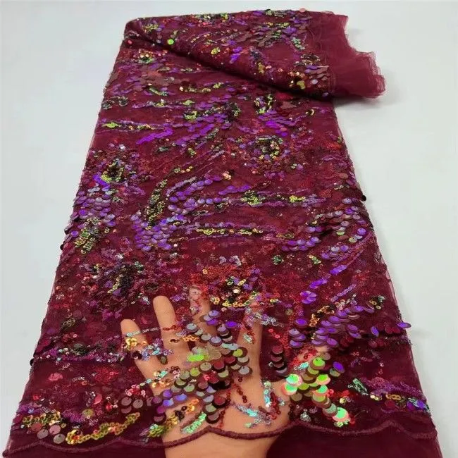 5 Yards Sequin Lace Fabric | ITM JLT180,Lace Fabrics