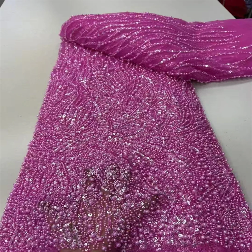 5 Yards Beaded Lace Fabric | Love in Lace,Beaded Fabrics