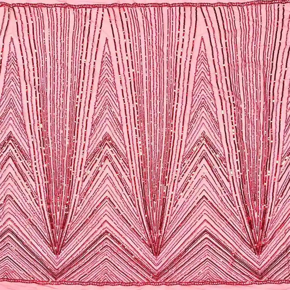 Embellished Beaded Tulle Lace Fabric with Beads | GTIN HN272,Beaded Fabrics