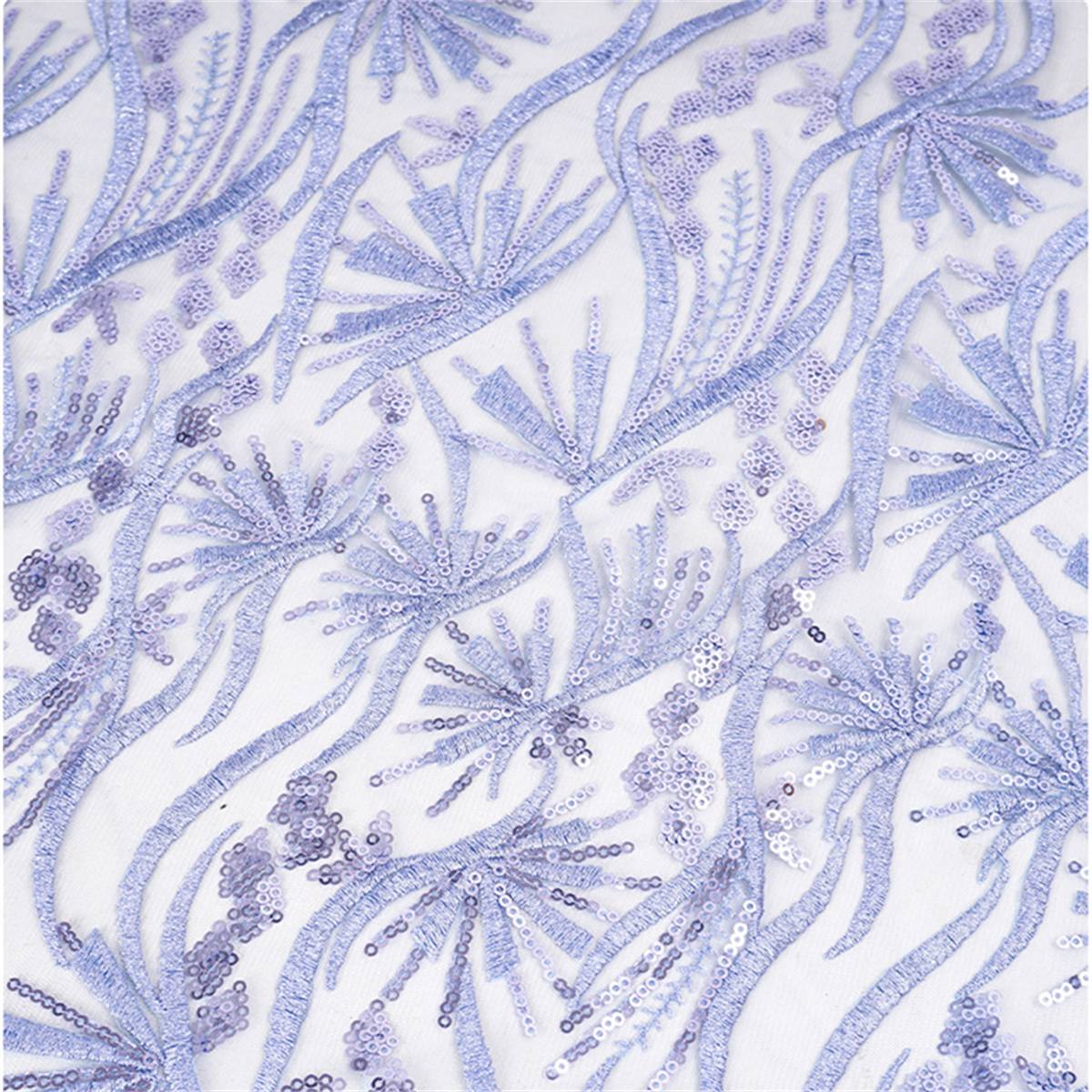 Embroidered Sequin Lace Fabric | COD DX003,Embroidered Fabrics