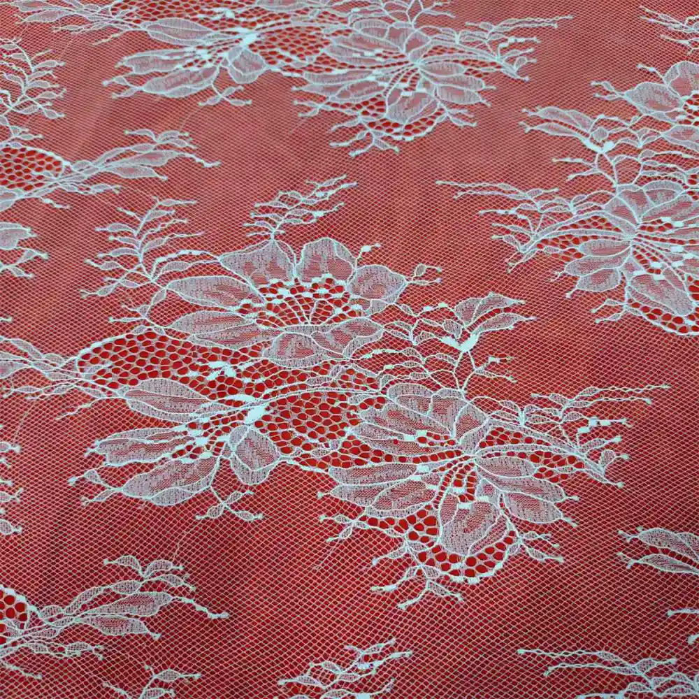 5 Yards Bridal Lace Fabric, Wedding Lace Fabric, Chantilly Lace Fabric ...