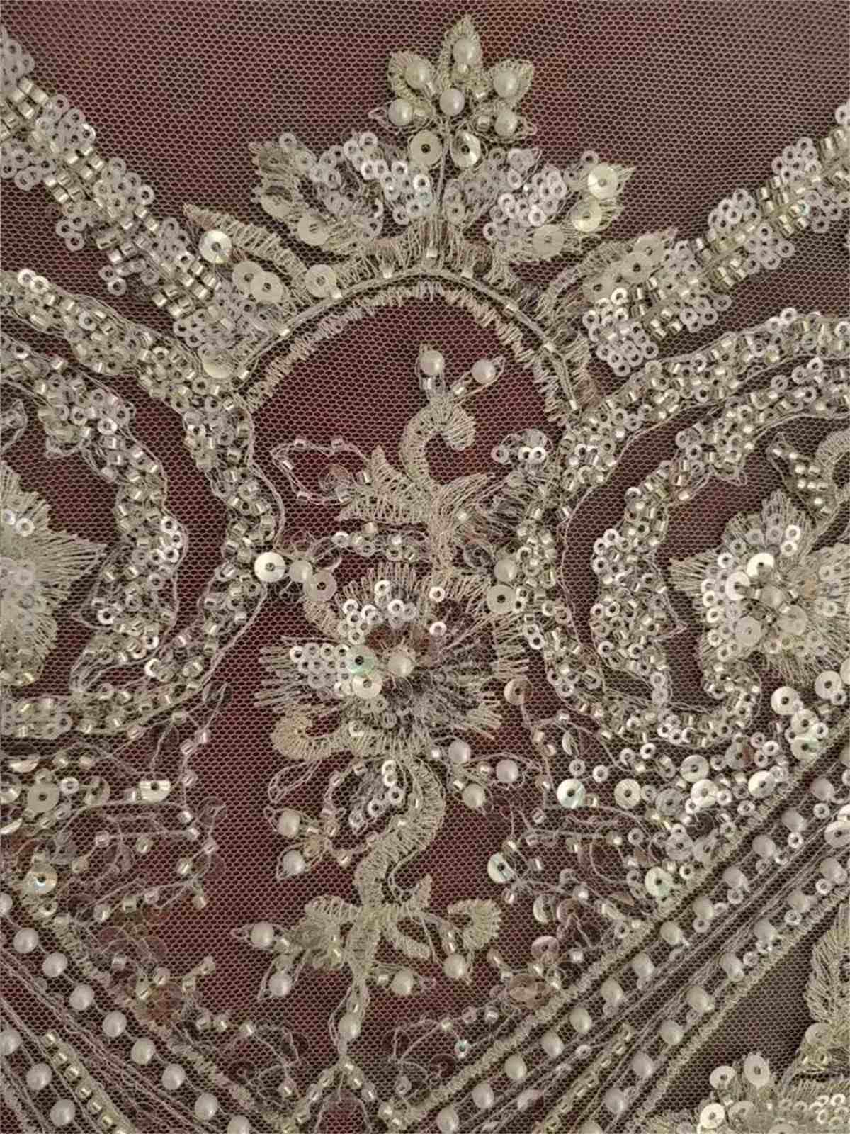 Bridal Lace Fabric - 1 Yard | COD RX002,Lace Fabrics