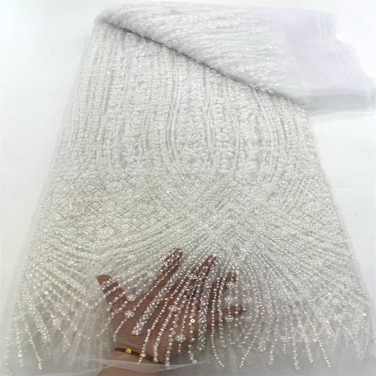 Embellished Tulle Fabric for Prom Dresses
