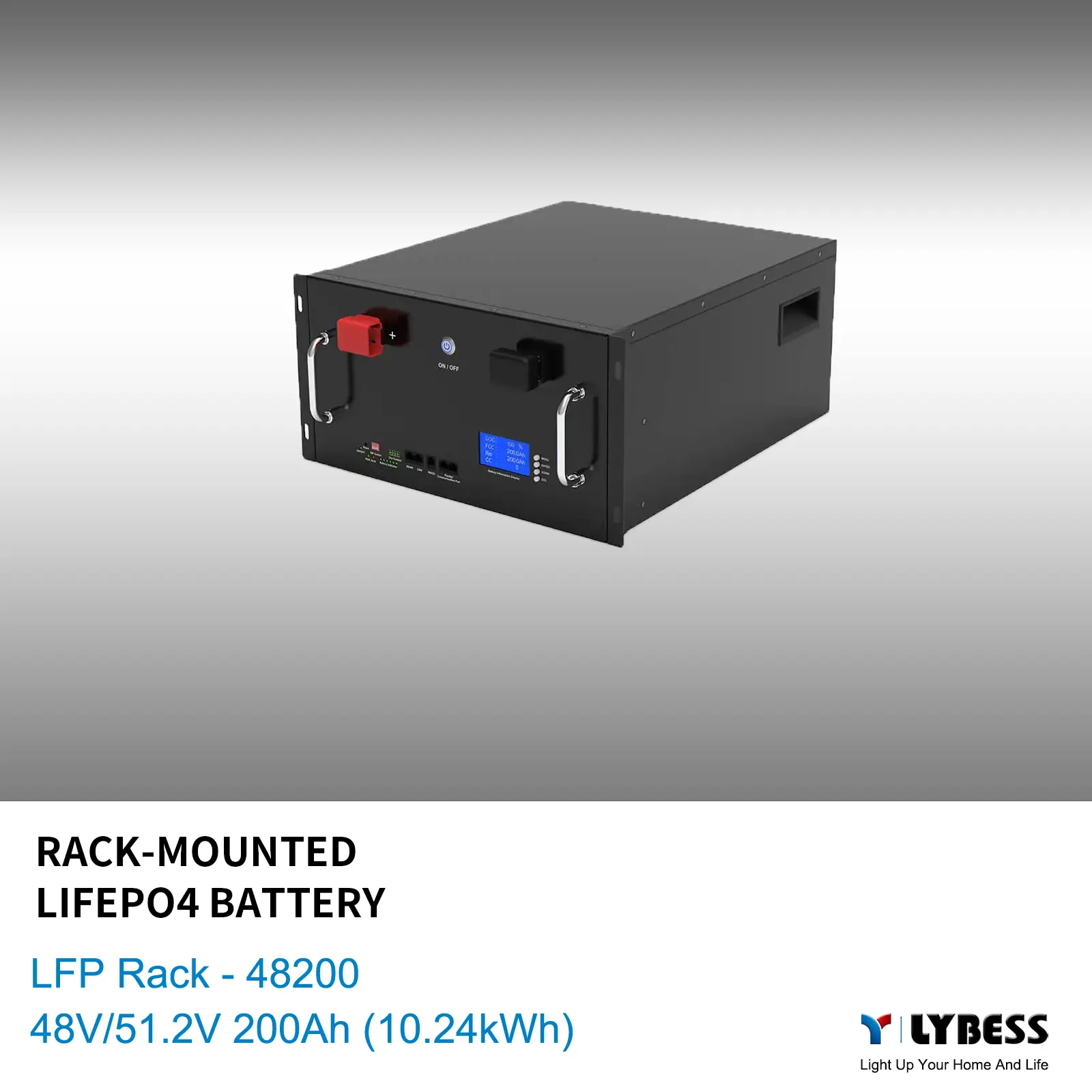 48V 200Ah Rack-Mounted Lithium Battery - LEAD-WIN