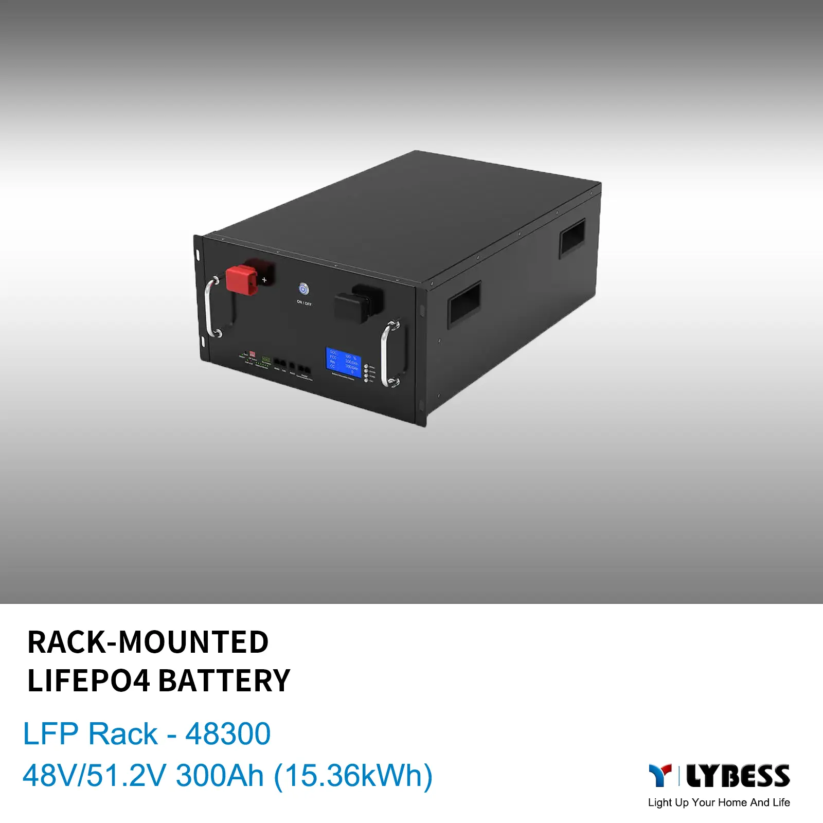 48V 300Ah Rack-Mounted Lithium Battery - LEAD-WIN