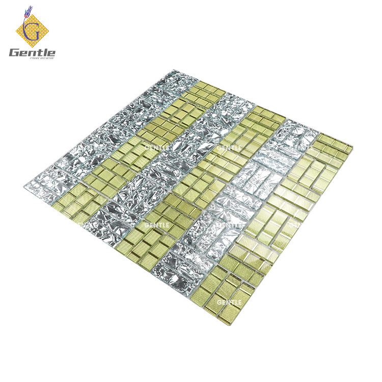 Old-fashioned discotheque wall tiles mini chips glass mirror tiles ...