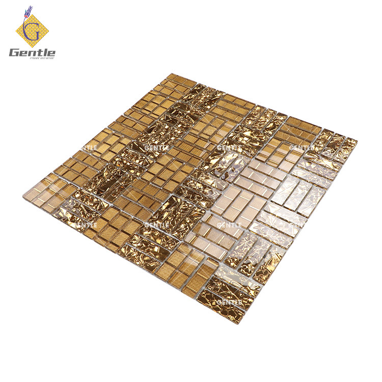 Old-fashioned discotheque wall tiles mini chips glass mirror tiles ...