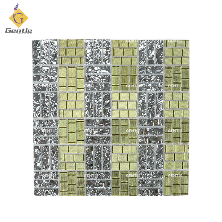 Old-fashioned discotheque wall tiles mini chips glass mirror tiles ...
