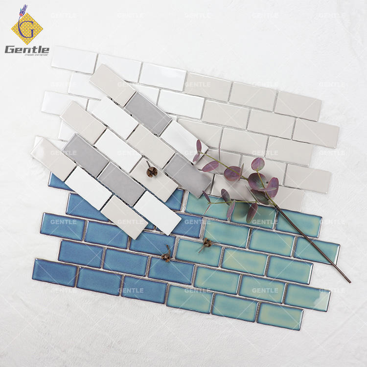 Custom Green Ceramic Mosaic Sheet