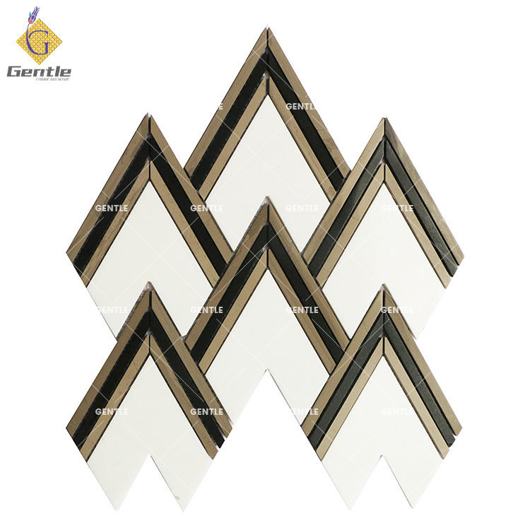 Wholesale Arrow-shaped Marble Mosaic Tiles