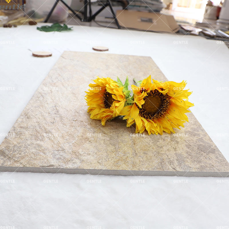 Custom made 300*600 mm yellowish brown porcelain wall tiles kitchen ...