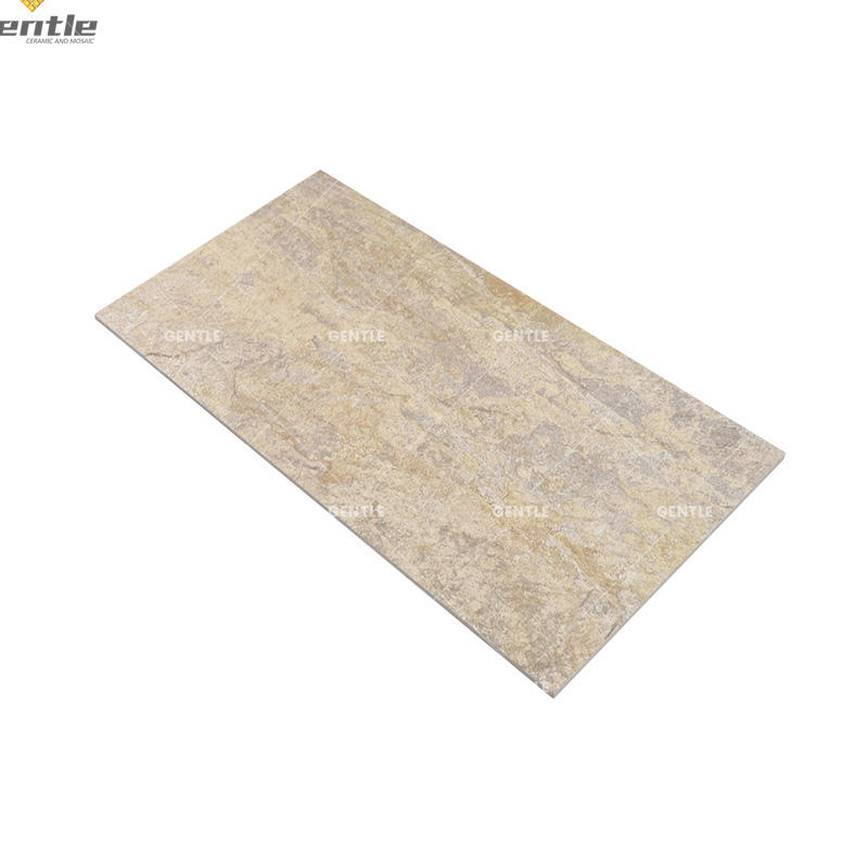 Custom made 300*600 mm yellowish brown porcelain wall tiles kitchen ...