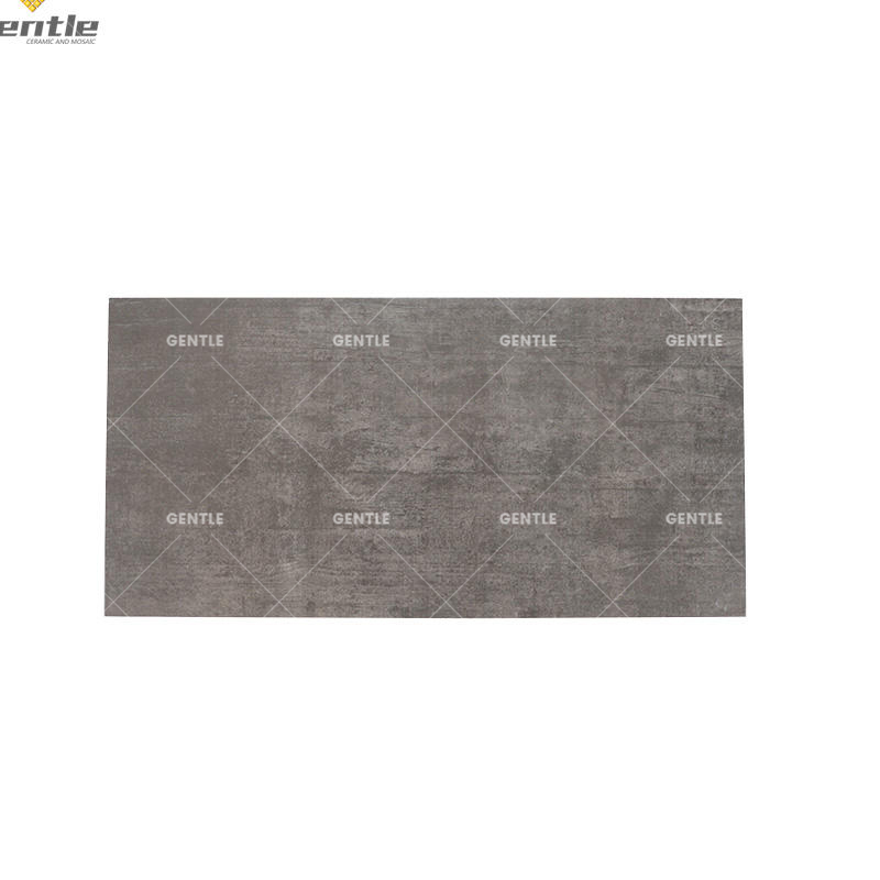 Factory supply outdoor 300*600mm cement tiles dark grey matt rustic ...