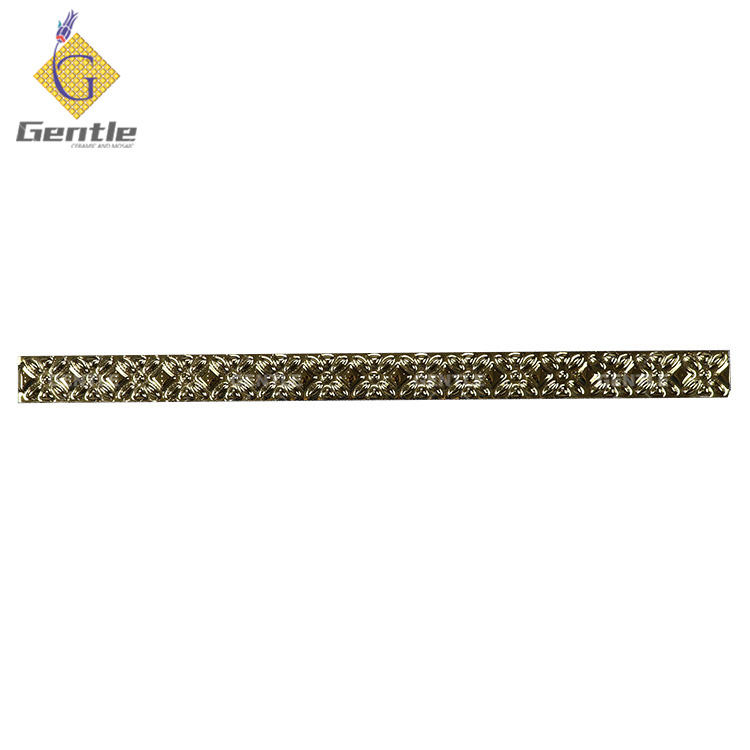 Fast dispatch metal polished gold tile trim external border for ceramic ...
