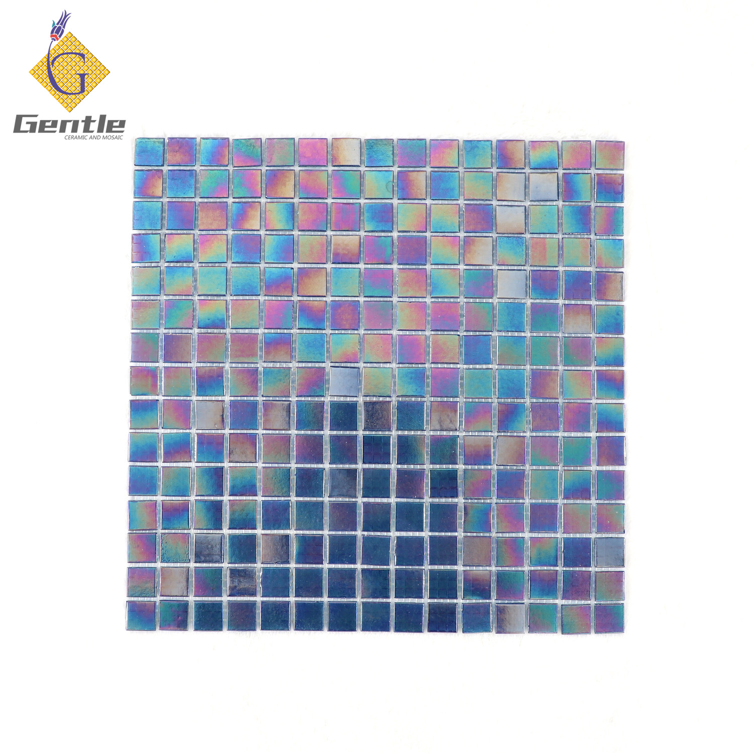 Customized Blue Hot Melt Mosaic Tiles