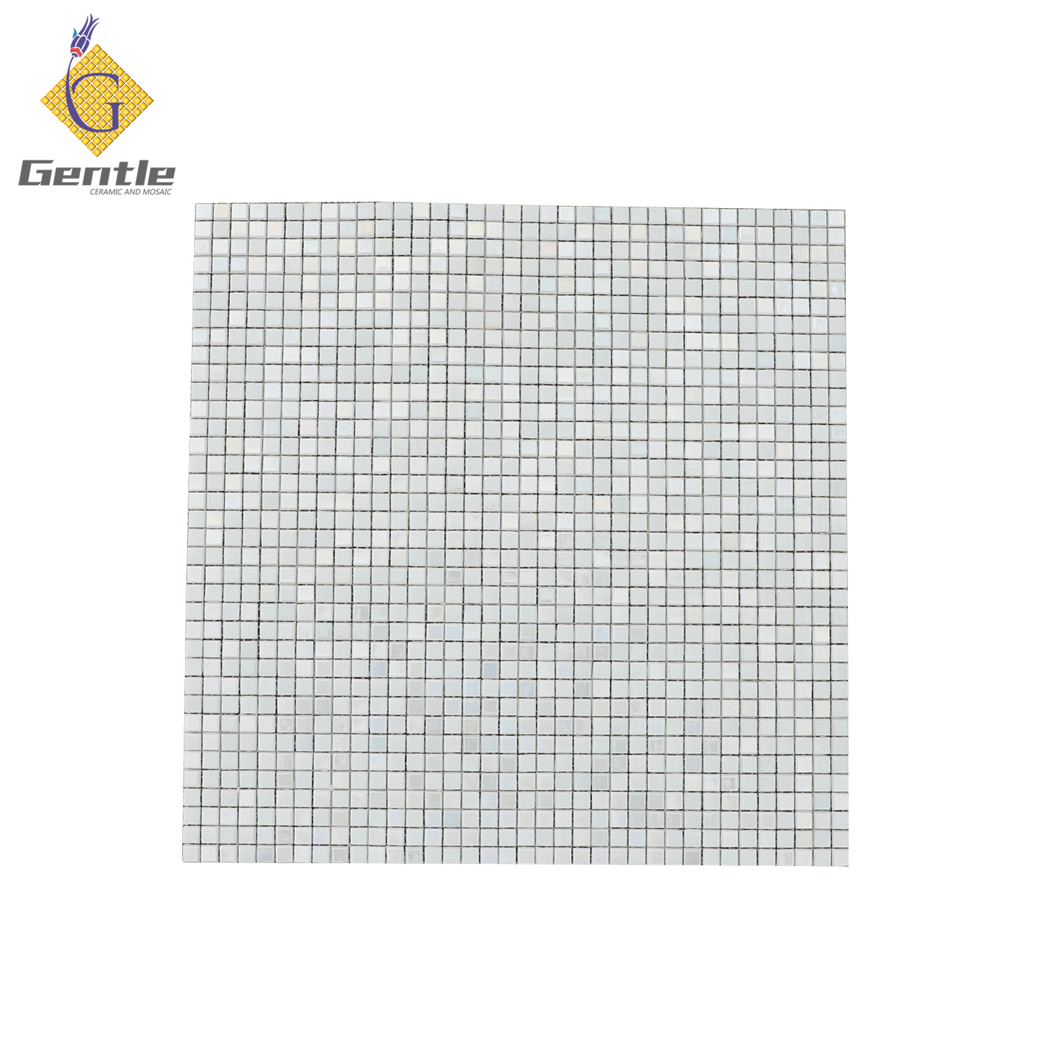 Wholesale White Square Hot Melt Mosaic Tiles