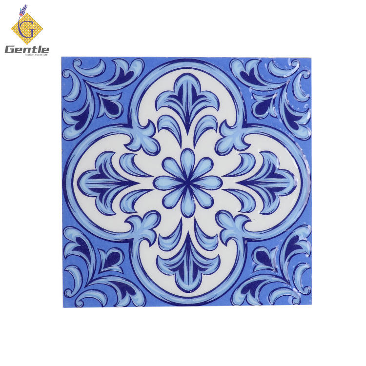 Wholesale Square Blue Patten Tiles