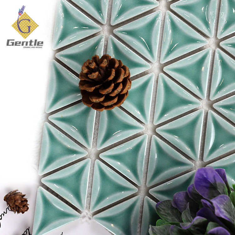 Wholesale Triangular Ceramic Mosaic Sheet For Floor