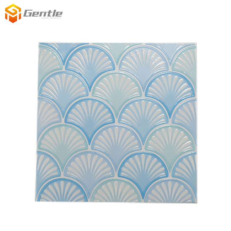 Wholesale Blue Patten Tiles For Living Room