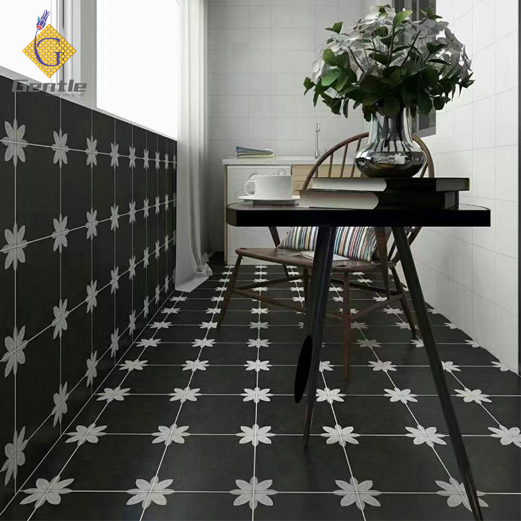 Custom Black Patten Tiles