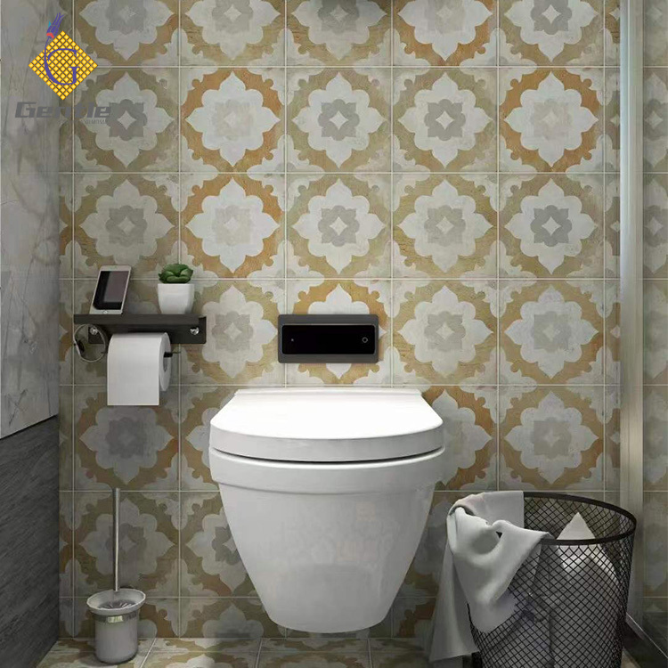 Custom Yellow and White Patten Tiles