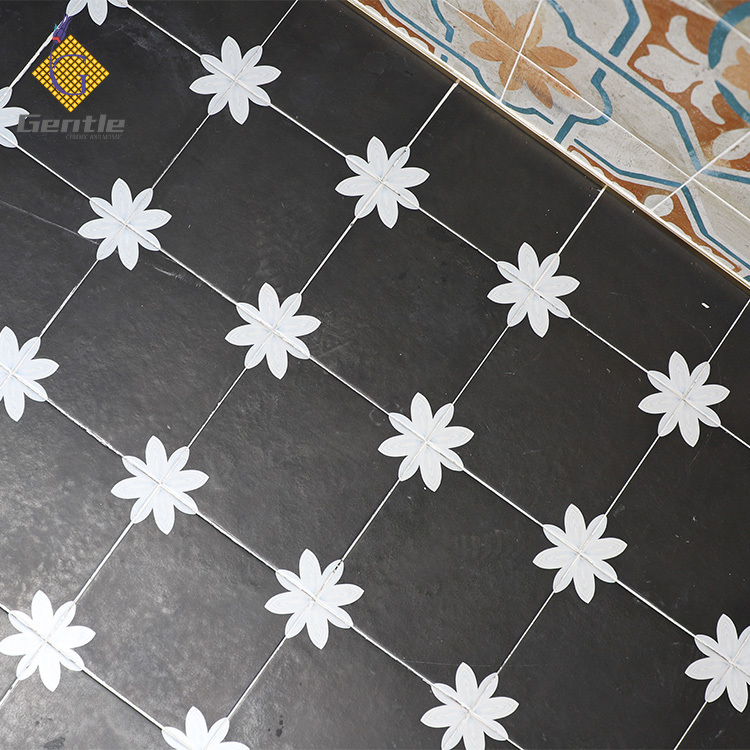 Custom Black Patten Tiles